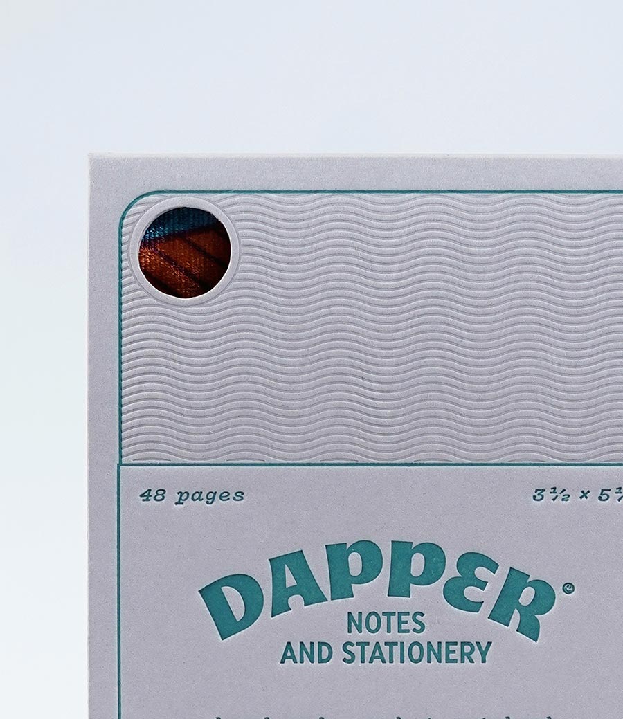 Mama's Sauce Creates Custom Notebook Packaging for Dapper Notes