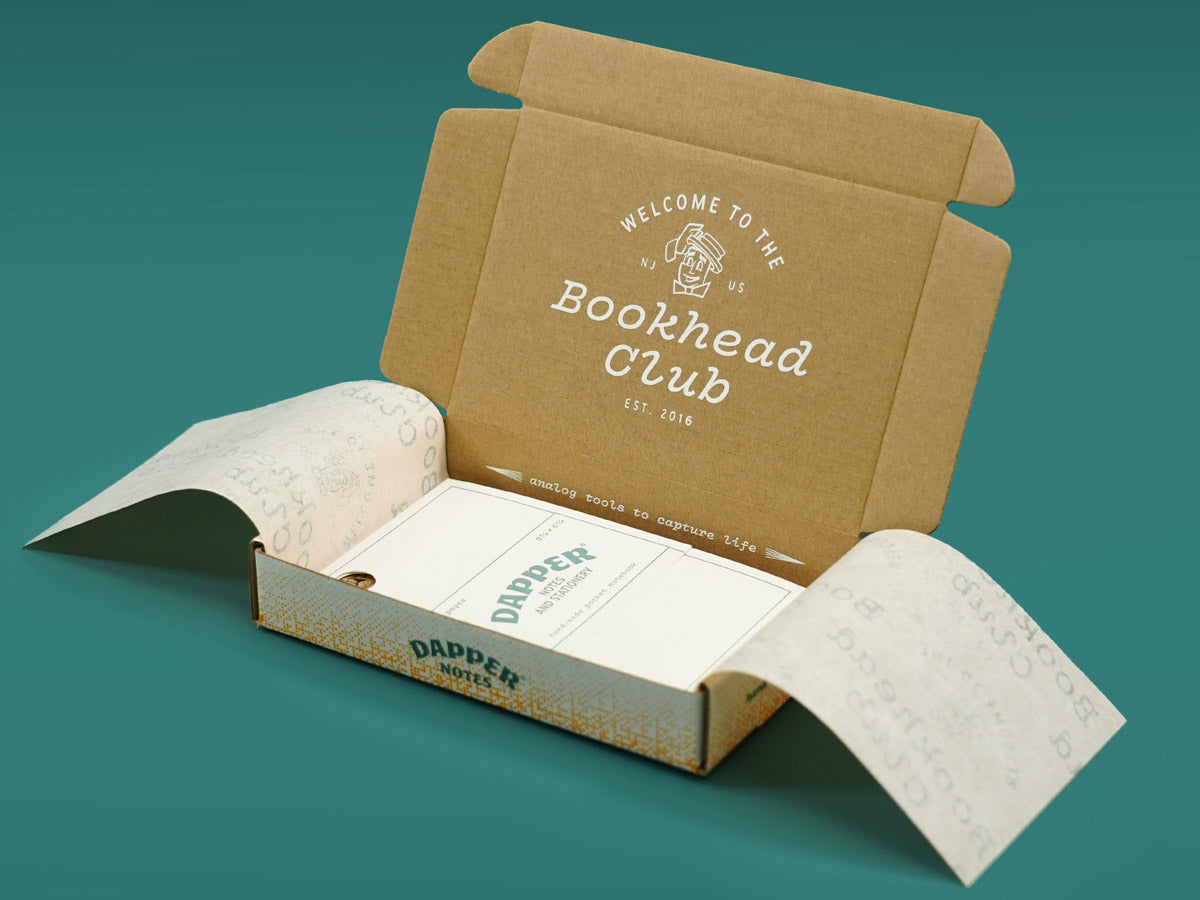 Bookhead Club - Dapper Notes Notebook & Stationery Subscription